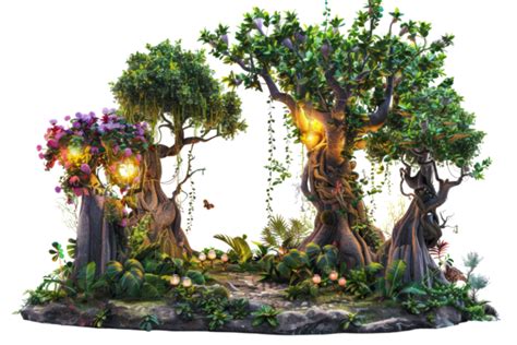 Jardim Encantado Pngs Para Download Gratuito