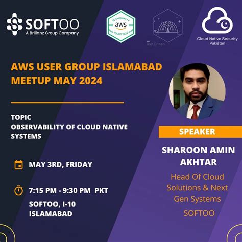 Sumama Zaeem 🌩 On Linkedin Announcing Our Second Speaker For Aws User