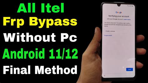 All Itel Frp Bypass Unlock Google Account Lock Android Itel Frp Unlock Android
