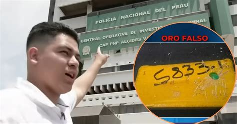 Pnp Envuelta En Robo De Lingote De Oro Colaborador Confirma Que