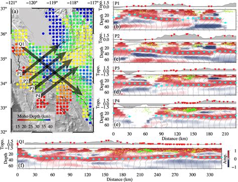 2d Ccp Stacking Images Beneath The Central‐western Transverse Ranges