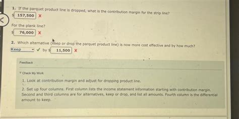 Solved Structuring A Keep Or Drop Product Line Problem With