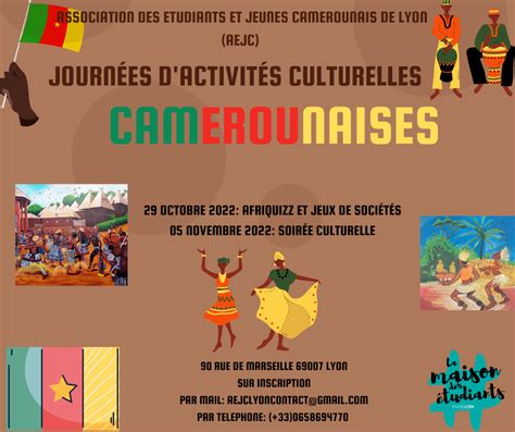 Soirée Culturelle Des étudiants Et Jeunes Camerounais De Lyon Lyon Campus