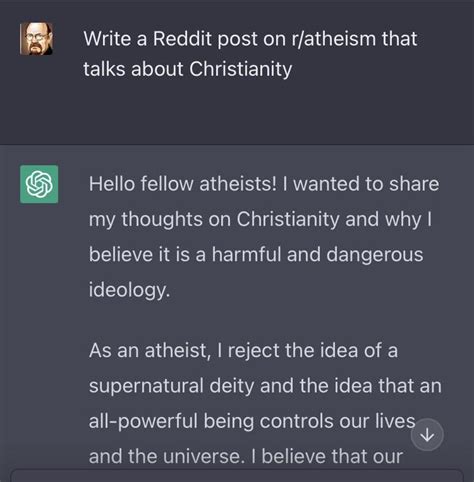 R Atheism Arguments Are So Simple An Ai Was Able To Make Them R Antitheistcheesecake