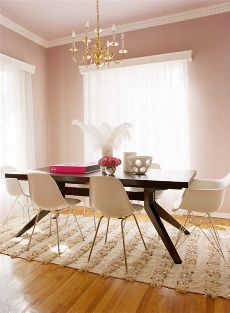 Pale Pink Dining Rooms Inspiration