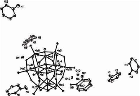 Ortep View Of The Structure Of Compound 1 In The Solid State With Atom