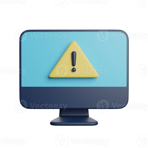 Desktop Pc Warning 23519730 Png