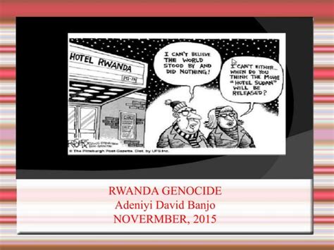 Rwanda Genocide Ppt