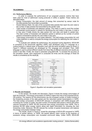 An Energy Efficient Void Avoidance Opportunistic Routing Protocol For Underwater Sensor PDF