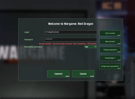 1 Month Ban For No Reason R Wargame