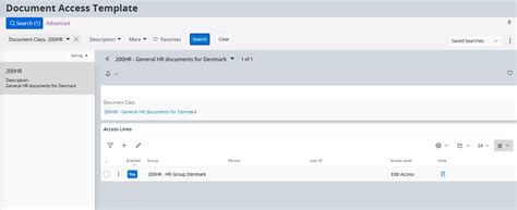document class access ifs community