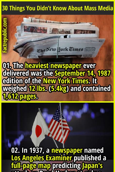 30 Interesting Things You Didnt Know About Mass Media Fact Republic