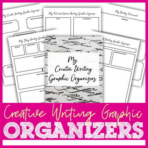 Creative Writing Graphic Organizers Free Printable Pack Worksheets