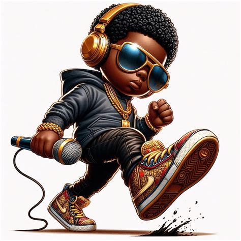 Hip Hop Cartoon Artwork