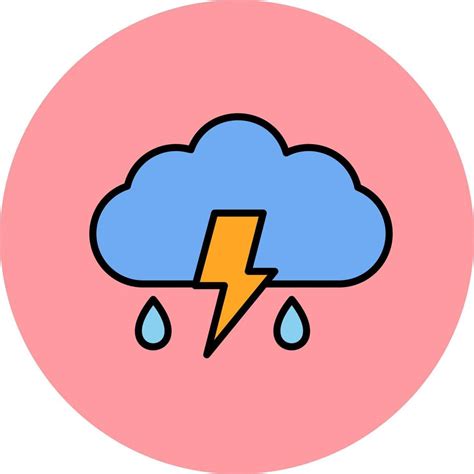 Thunder Vector Icon 20518151 Vector Art At Vecteezy