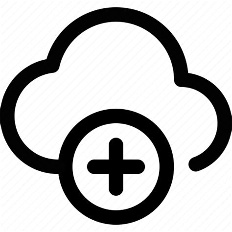 Add Cloud Plus Data Icon Download On Iconfinder