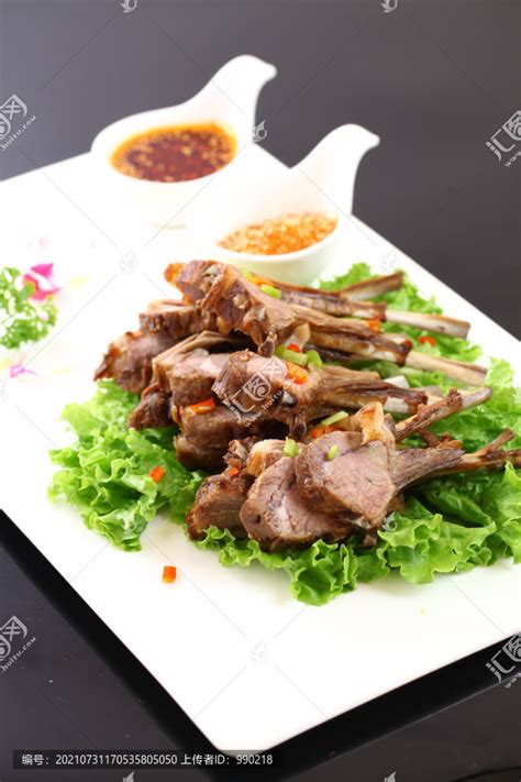 法式烤羊排 中国菜系 食品餐饮 摄影素材 汇图网www huitu
