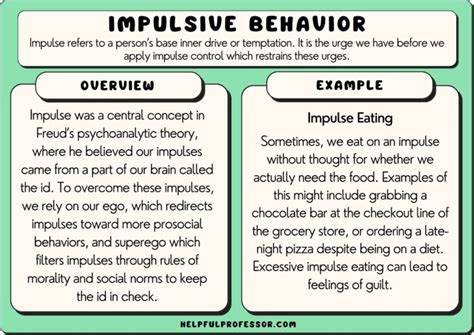 Examples Of Impulsiveness And Its Effects