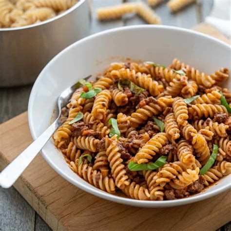 Ground Lamb Ragu Pasta Vibrantly G Free