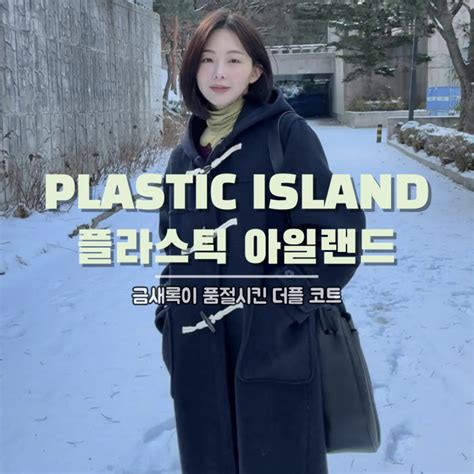 금새록이 입은 여성 더플코트 플라스틱아일랜드 추천 네이버 블로그