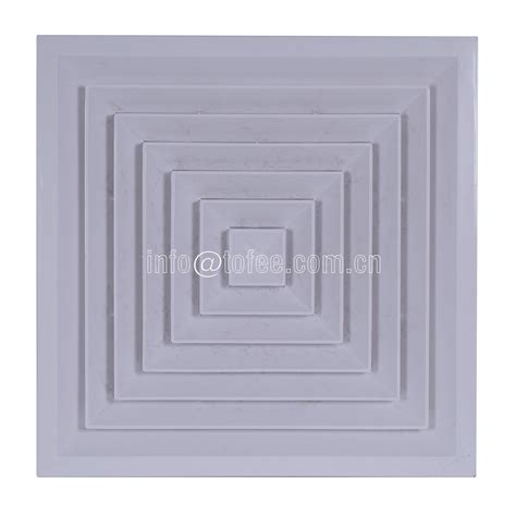 Abs Plastic Square Diffuser Removable Blades Guangzhou Tofee