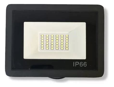 Kit de 10 reflectores LED de 20 W resistentes a la luz blanca fría