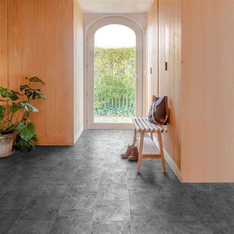 Floor Lino Tiles Luxury Vinyl Tile Effect Flooring