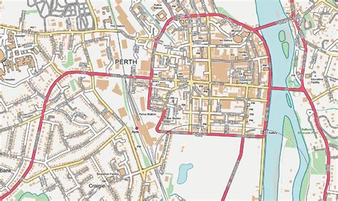 Perth Street Map