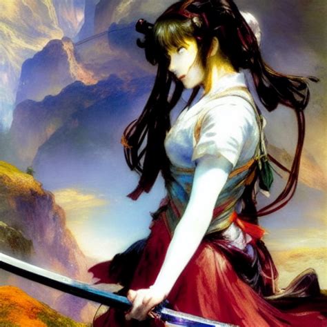 The Katana Anime Girl By Soundkicks18 On Deviantart