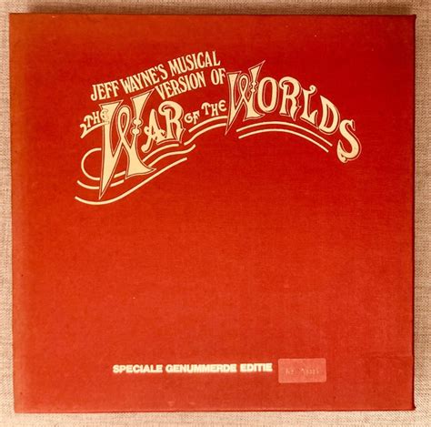 Jeff Wayne Jeff Wayne S Musical Version Of The War Of The Worlds Single Vinyl Record