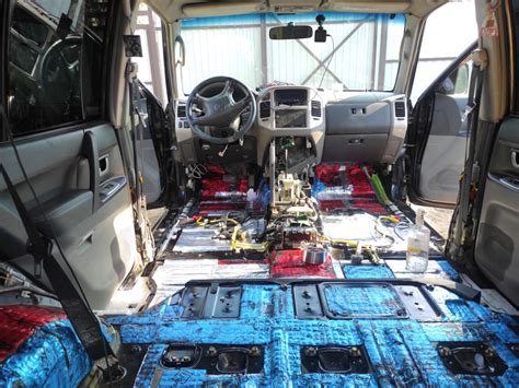 Шумоизоляция — Mitsubishi Pajero (3G), 3,2 л, 2005 года | своими руками ...