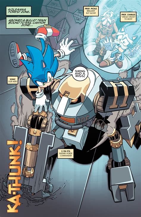 Sth 259 Preview Page 1 Archie Sonic Comics Know Your Meme