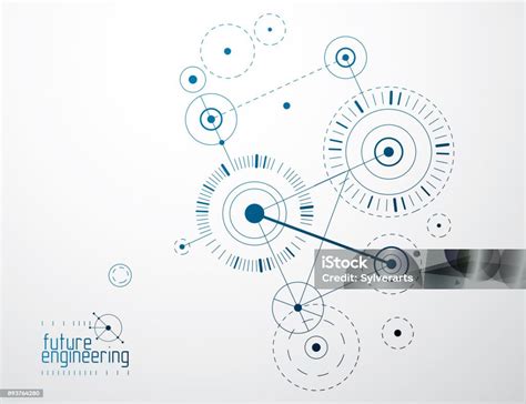 벡터 산업 및 엔지니어링 배경 미래 기술 계획 메커니즘 기계 체계의 추상 청사진 0명에 대한 스톡 벡터 아트 및 기타 이미지 0명 건설 산업 공학 Istock