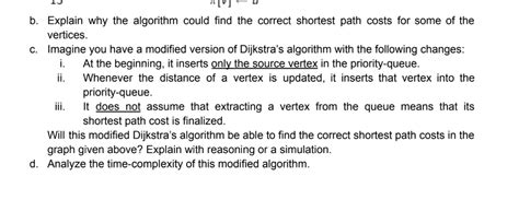 Solved Problem Dijkstra S Algorithm In Negative Chegg