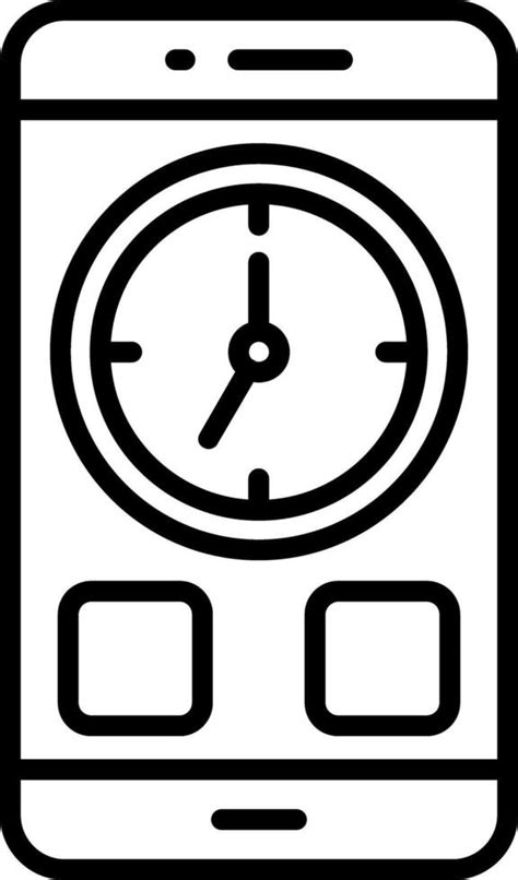 Alarm Line Icon 53770016 Vector Art At Vecteezy