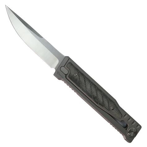 Reate Black Micarta Exo Gravity Knife Drop Point Blade Bladeops