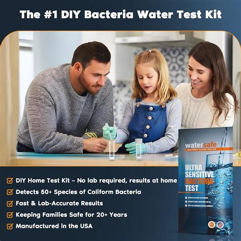 Watersafe Coliform Bacteria Test Ws 831 2 Tests Watersafe Uk Water Test Kits