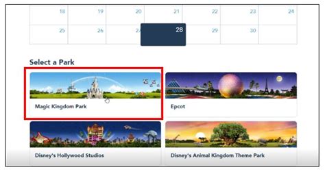 How To Use The Walt Disney World Park Pass Reservation System