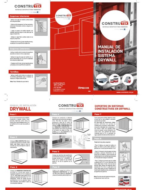 Manual Construtek Drywall Color Pdf