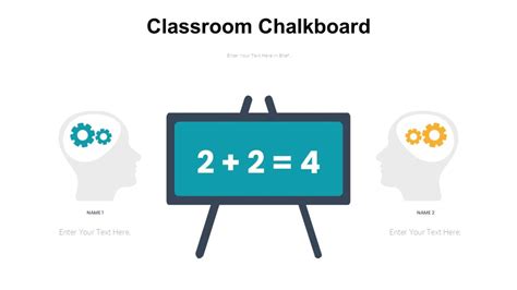 Classroom Chalkboard 100 Editable Pptx