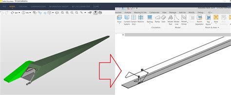 incomplete geometry imported from ifc to revit