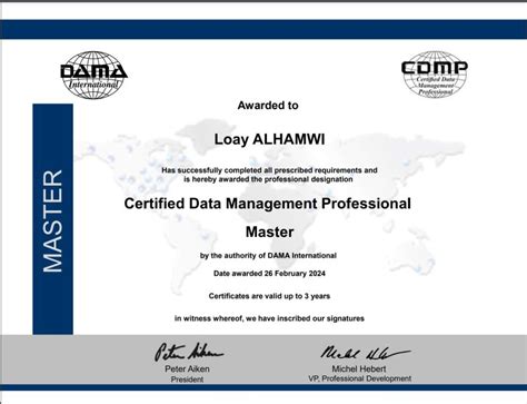 Datamanagement Cdmp Dataarchitecture Datagovernance Loay Alhamwi