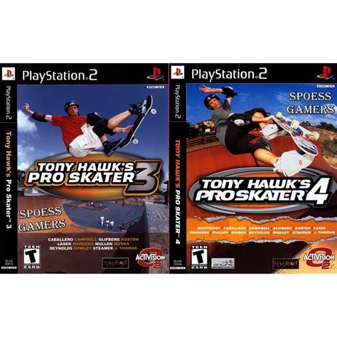 Jogo Ps 2 Tony Hawks Pro Skater 3 E 4 2 Dvd Ps2 Shopee Brasil