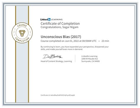 Sagar Nigam On Linkedin Certificate Of Completion