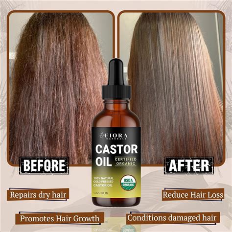 Organic Castor Oil Pure Usda Certified Cold Pressed Hexane Free Cast