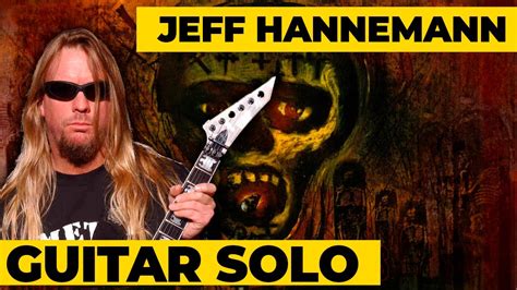 Slayer Season In The Abyss Jeff Hannemann Guitar Solo Esp Ltd