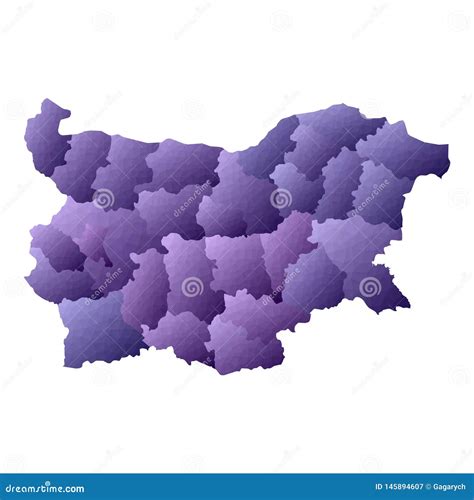 Bulgaria Map Stock Vector Illustration Of Colorful 145894607