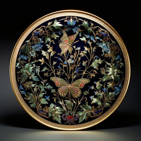 Circular Theme Centered Tableau Premium Ai Generated Image