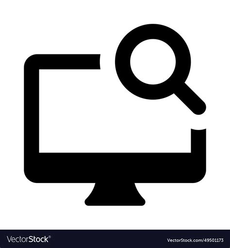 Efficiently Searching For Files On A Desktop Vector Image