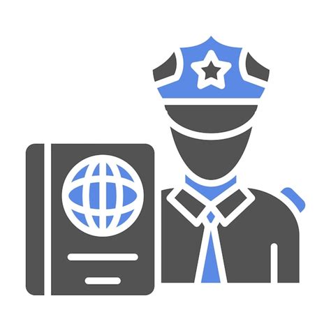 Premium Vector Vector Design Passport Control Icon Style